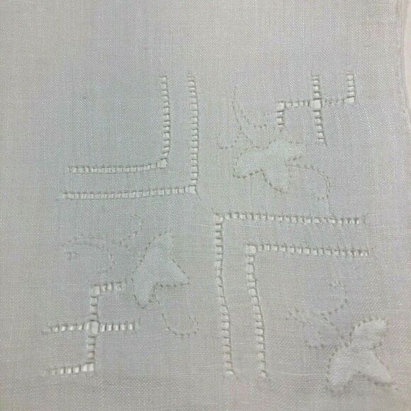 Unbranded | Accessories | Vintagewhite Handkerchief Hanky With ...